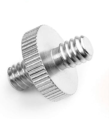 1/4"-20 Male to 1/4"-20 Male Threaded Tripod Screw Adapter – Dependable ...